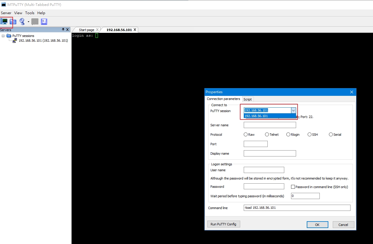 Java程式教學甘仔店: Linux 遠端登入加強功能的工具 MTPuTTY