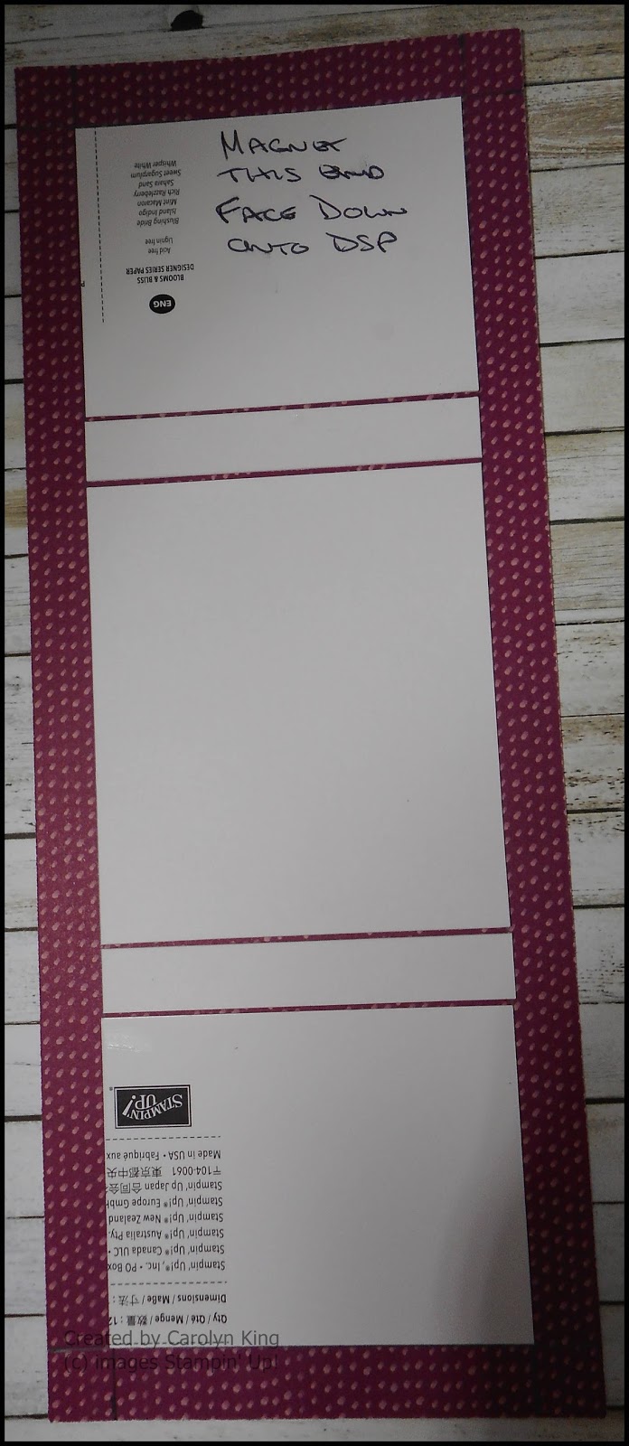 Carolyn King: Purse Post-it Note/Calendar Instructions