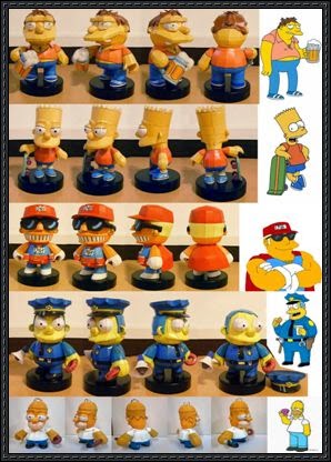 PapercraftZone Br: Simpsons Chibi - Papercraft