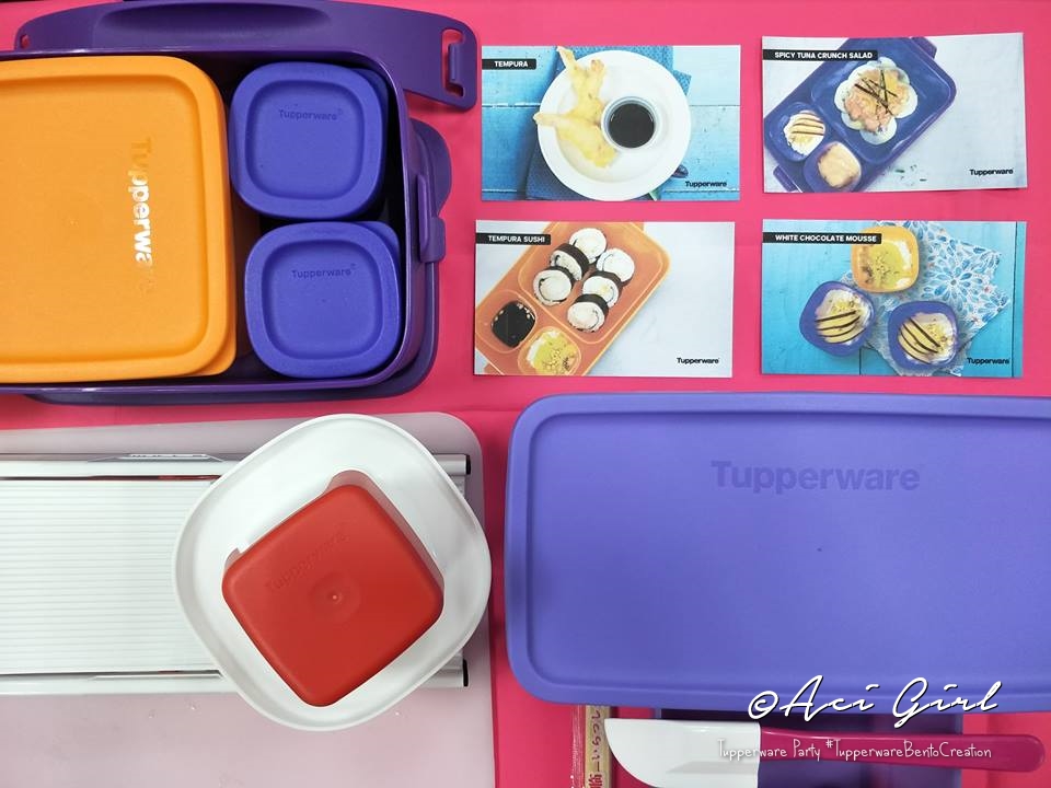 Tupperware Party Experience + Quick and Easy Bento Dishes | Aci Girl