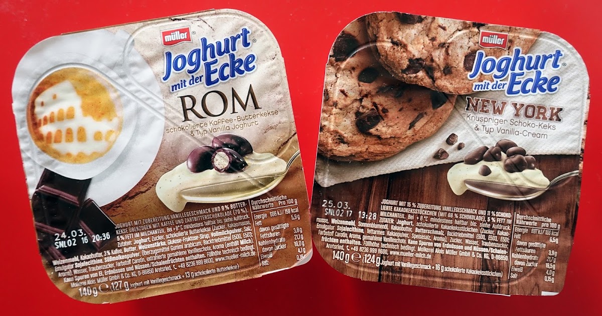 Rosa Rot Violett: Joghurt mit der Ecke