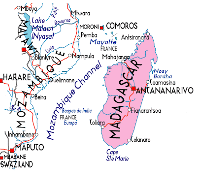Map of Madagascar Country Area | Map of Africa Country Regional Political
