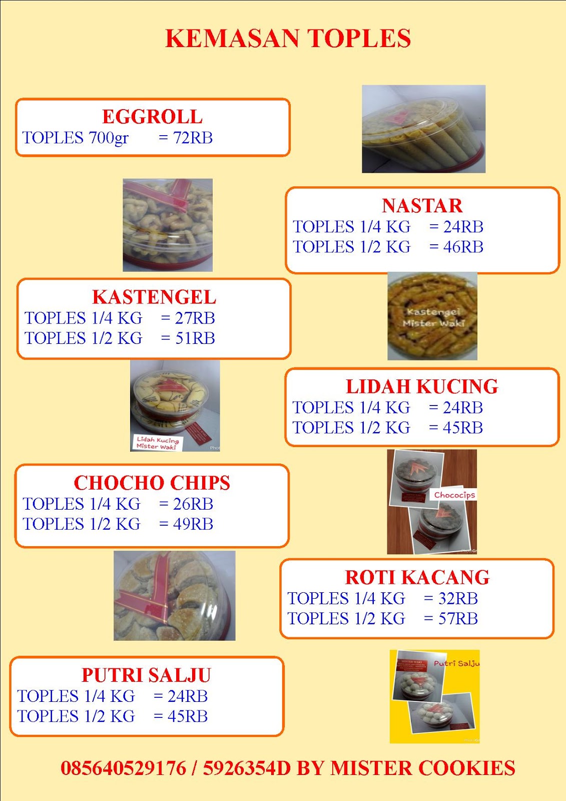 Grosir Parsel Hampers Roti Kue Lebaran Murah Dan Enak Di Semarang ...