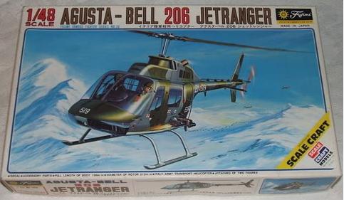 AIRPLANE SCALE MODELKIT: Bell 206 jet ranger