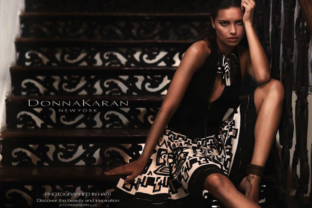 Ad Campaign: Donna Karan S/S 2012: Adriana Lima by Russell James