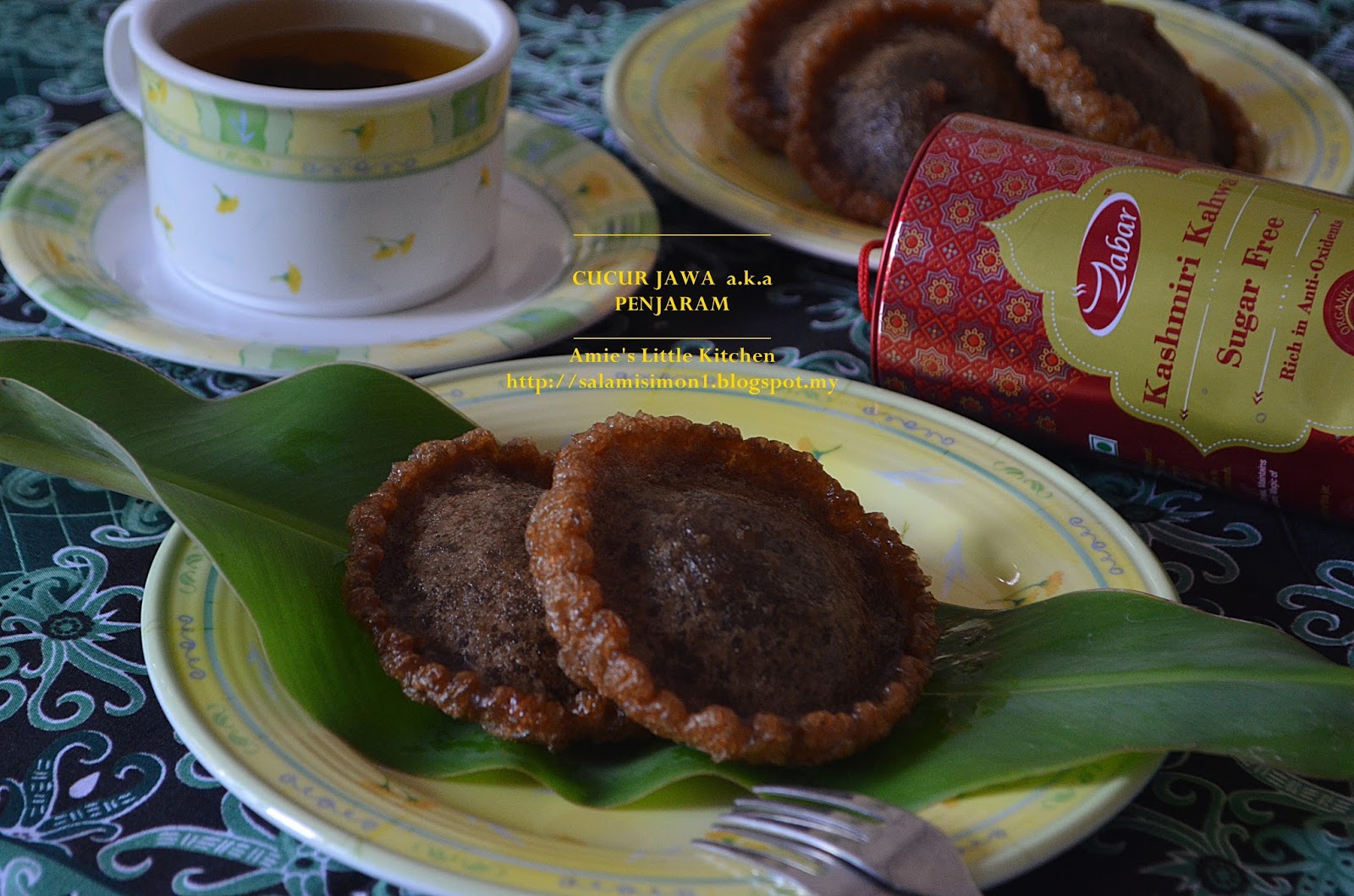 Cucur Jawa a.k.a Penjaram & Secawan Kashmiri Kahwa - Amie's Little Kitchen