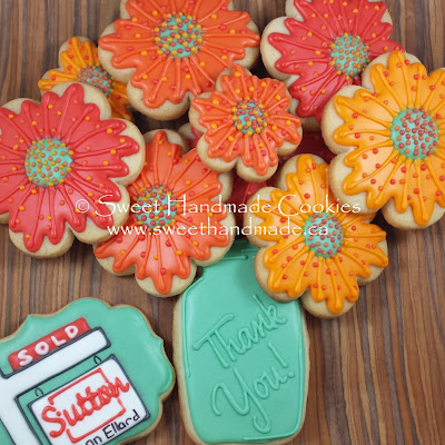 Sweet Handmade Cookies: Real Estate Thank You Cookies