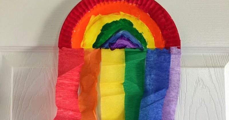 DigiCrumbs: Rainbow Paper Plate Craft for Kids