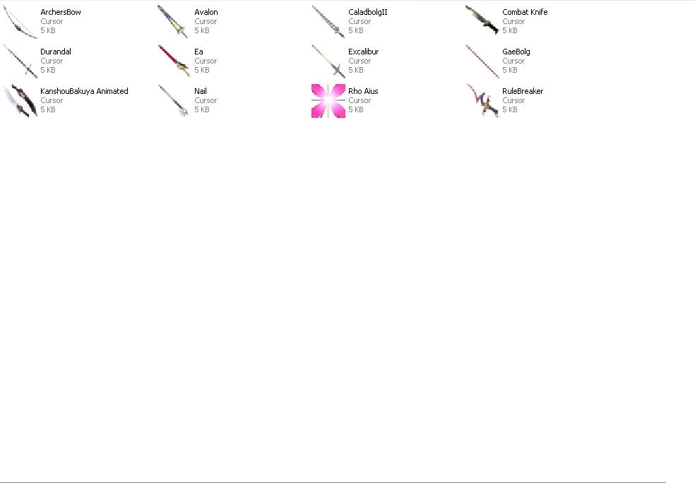 Terui-Atsuki: Fate Stay Night Mouse Cursors