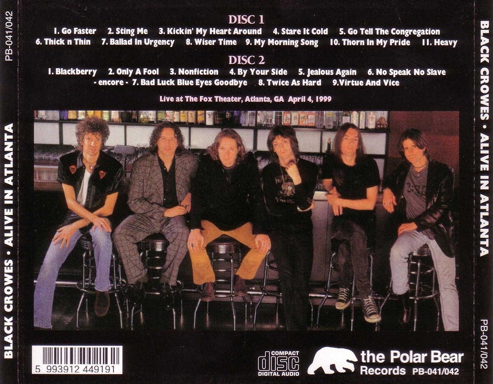 T.U.B.E.: The Black Crowes - 1999-04-04 - Atlanta, GA (FM/FLAC)