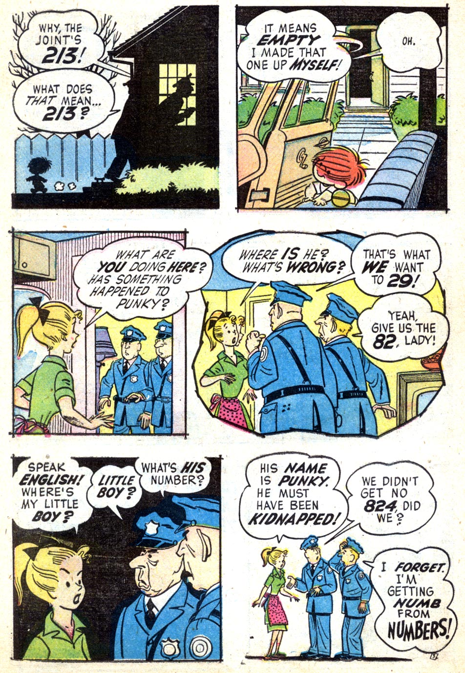 Four-Color Shadows: Punky-Al Wiseman-1955