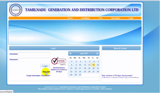 dropdown tech: TANGEDCO Online Payment Pay Electricity Bill in 2 ...
