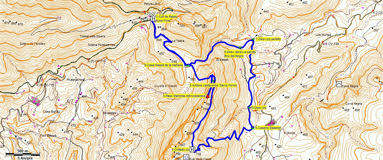 SimonCorresendas: COLL DE RATES (PARCENT)-CASA MASSIL-SIERRA FERRER ...