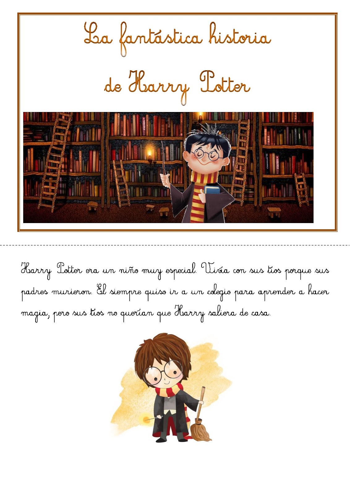 RECURSOS Y ACTIVIDADES PARA EDUCACIÓN INFANTIL: HARRY POTTER