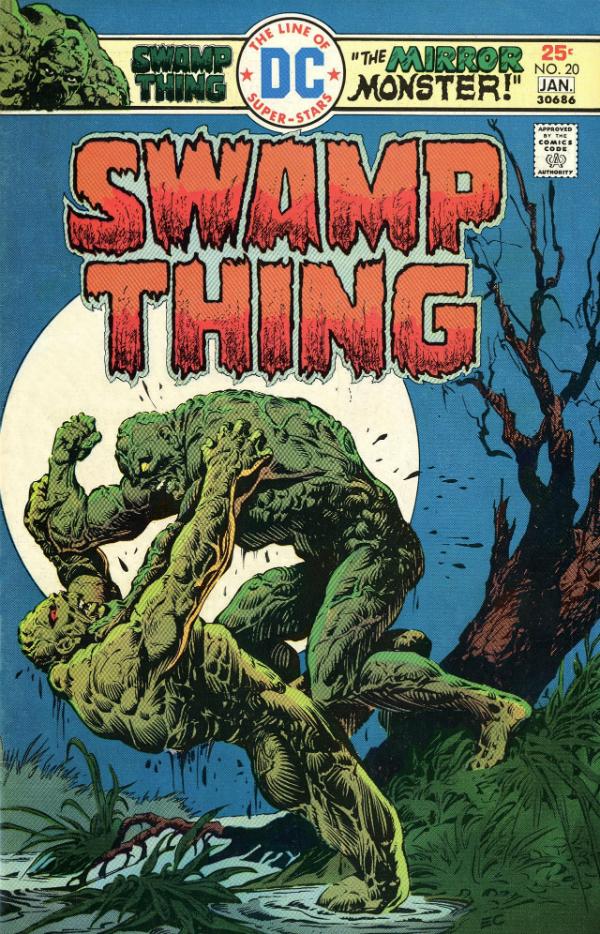 The Geeky Nerfherder: Comic Book Art: Swamp Thing (Vol 1)