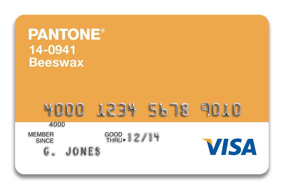 ADC STUDIO: 《 The Pantone Visa® Platinum Rewards Card