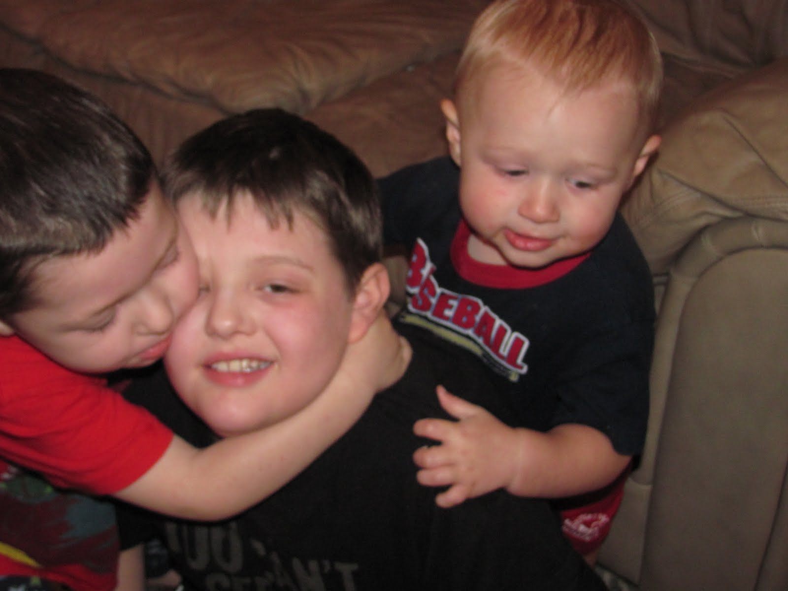 Oliver's Journey: "Brothers don't shake hands... brothers GOTTA HUG!"