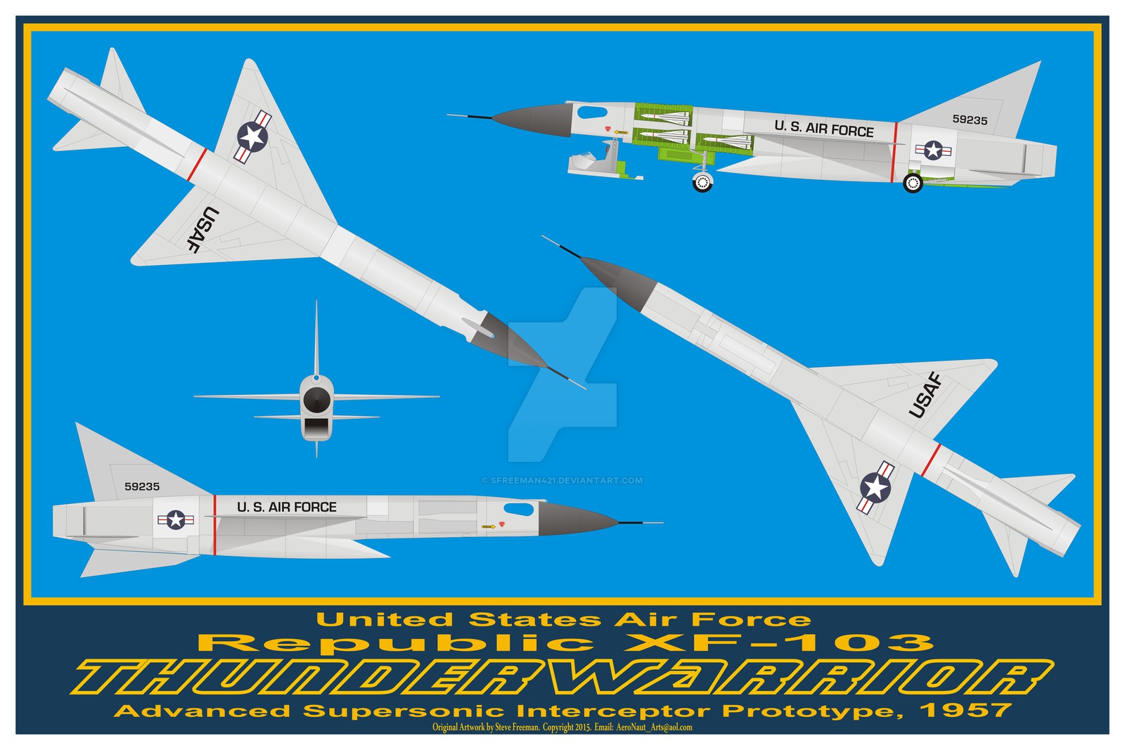 SI VIS PACEM, PARA BELLUM: Il Republic XF-103 Thunderwarrior
