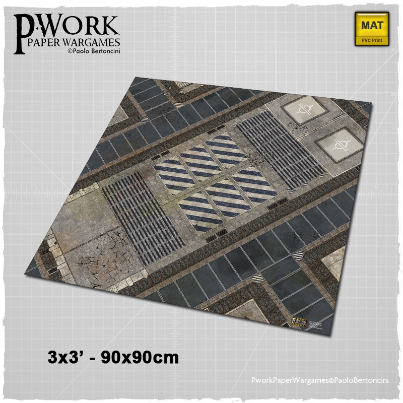Tabletop Fix: Pwork Wargame - New Urban ector Gaming Mat
