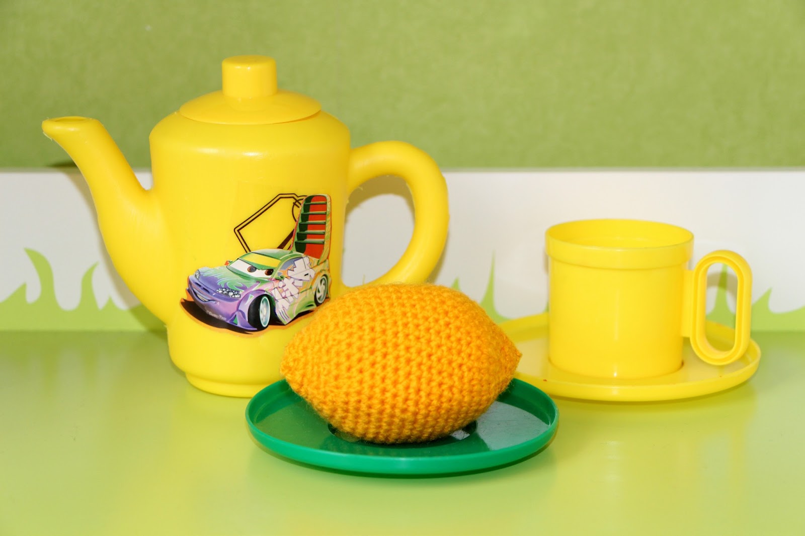 Tamborētas rotaļlietas bērniem: 31. Augļi: citrons un citrona šķēlītes ...