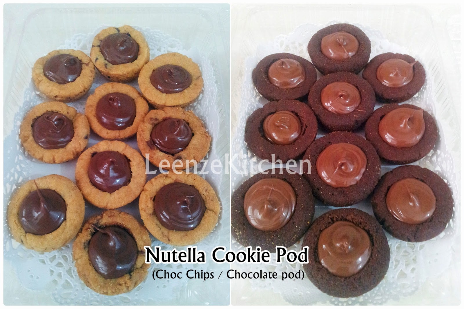 Leenze Kitchen: Nutella Cookie Pod