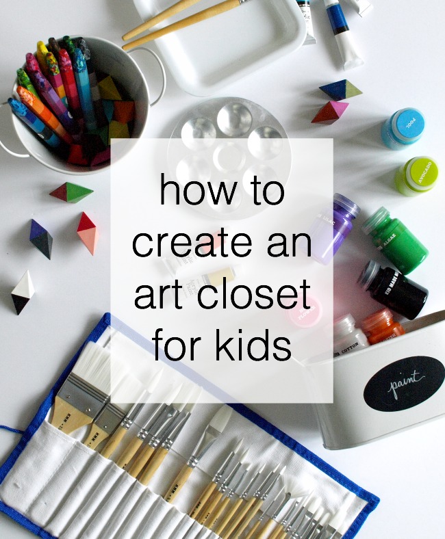 5 Tips for Creating an Art Closet for Kids » This Little Miggy