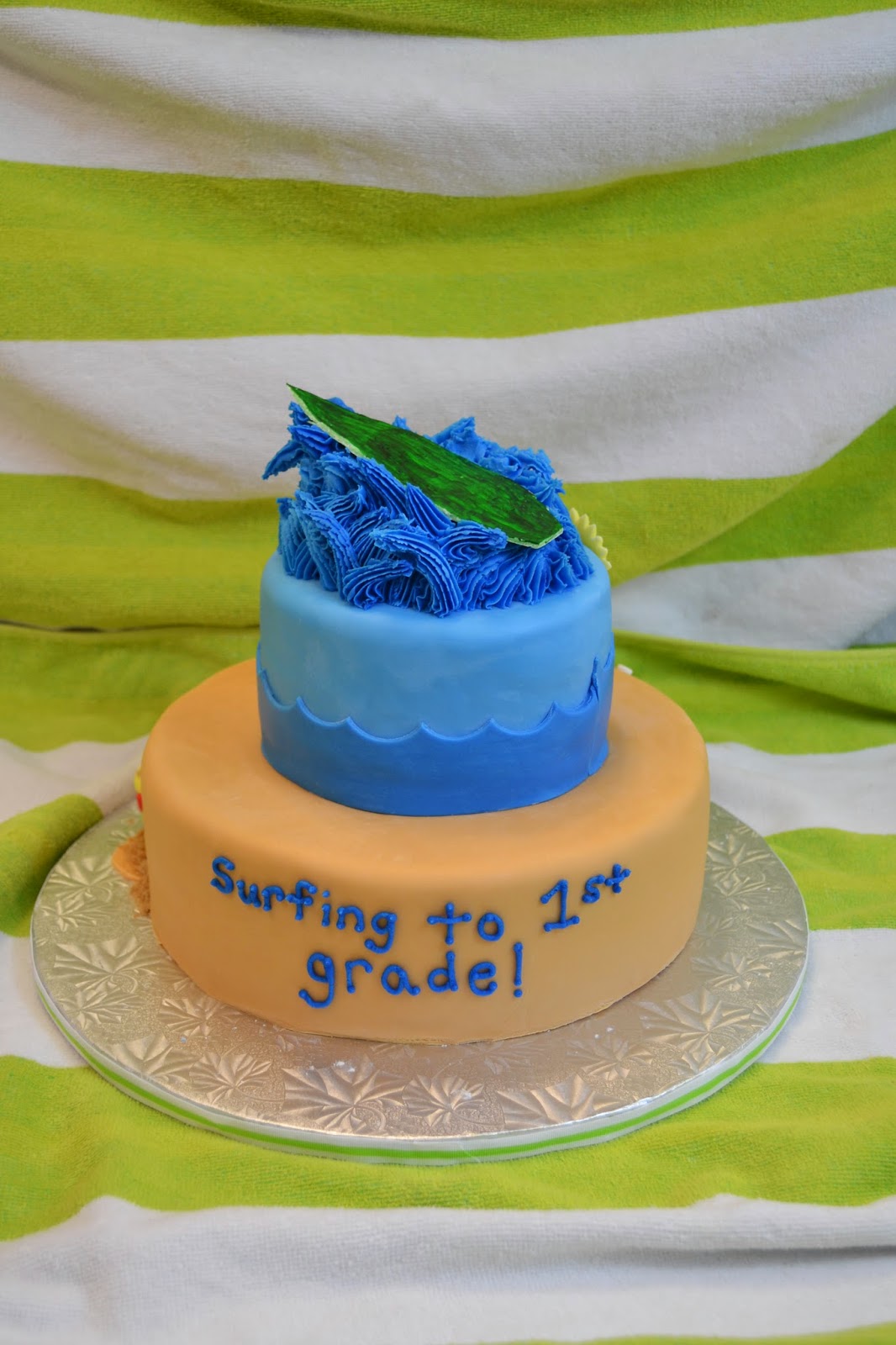 The Cutest Little Cakes by Celeste: Beach Cake!!