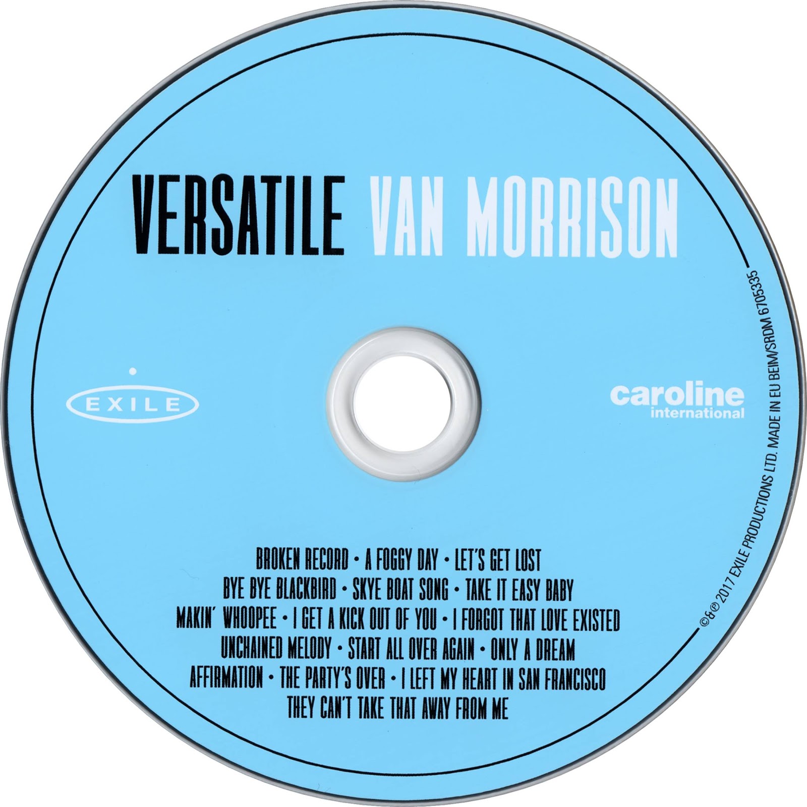 2017 Versatile - Van Morrison - Rockronología