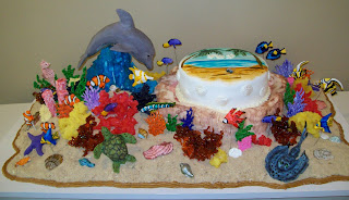 Maysie Mae's Signature Cake Design: Tropical Reef Cake