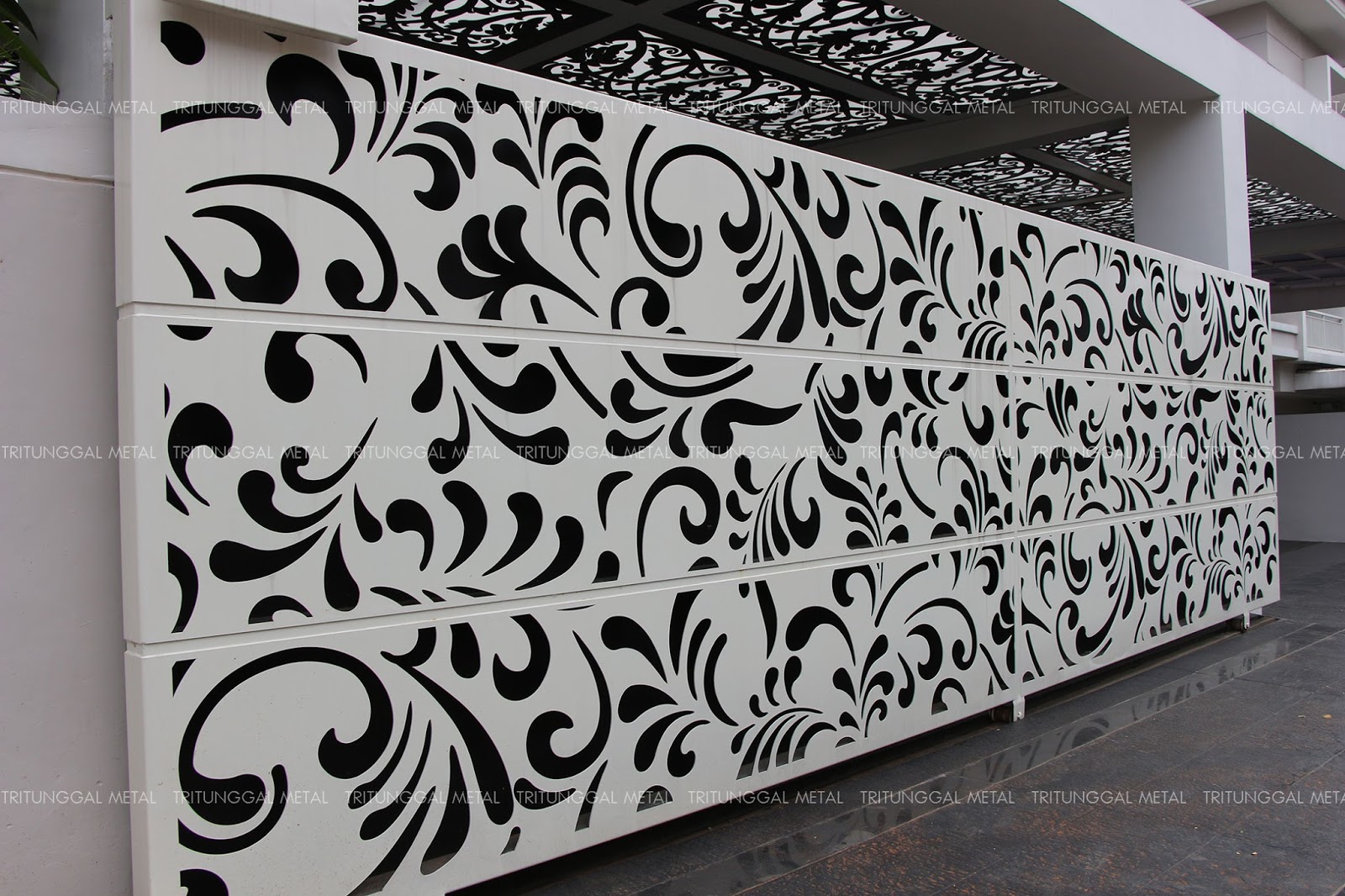 Pagar Rumah Dari Plat Besi | Dekorhom