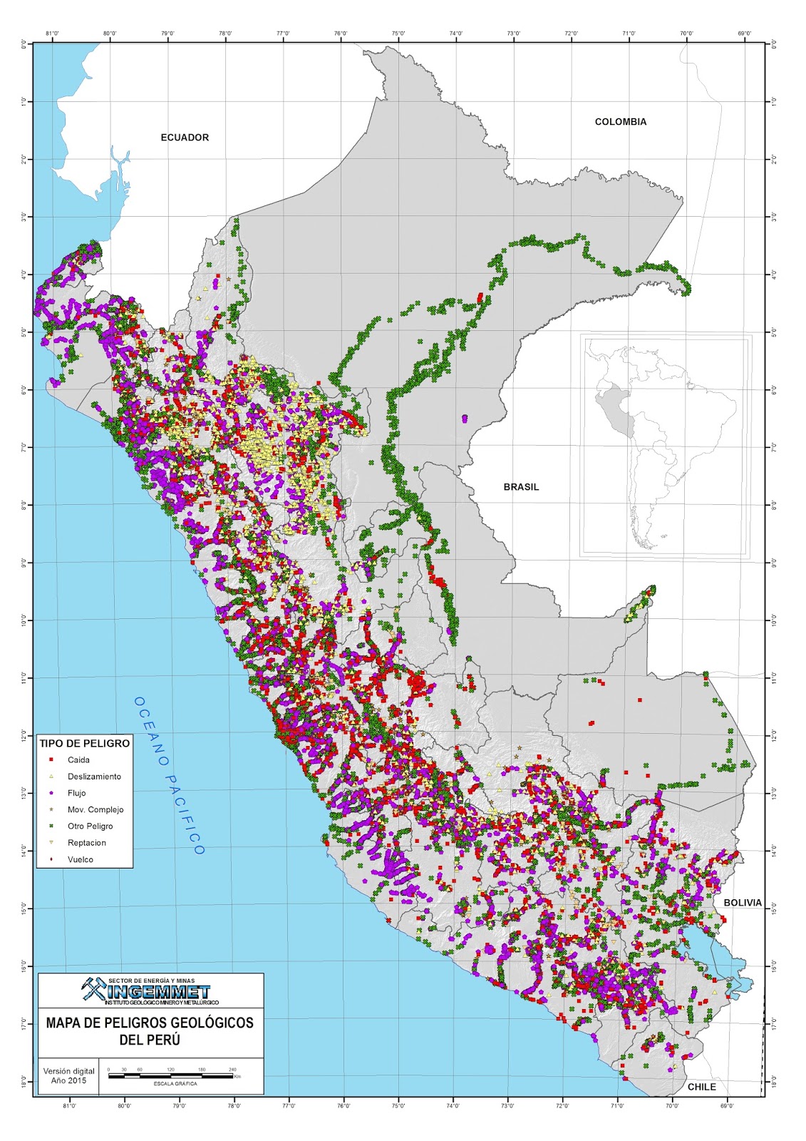 Mapas geológicos a nivel general ~ Mapas, shapes y más del Perú