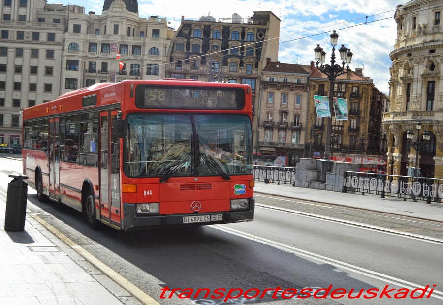 Transportesdeuskadi: Bilbobus 834 (Mercedes Benz O-405 N2)