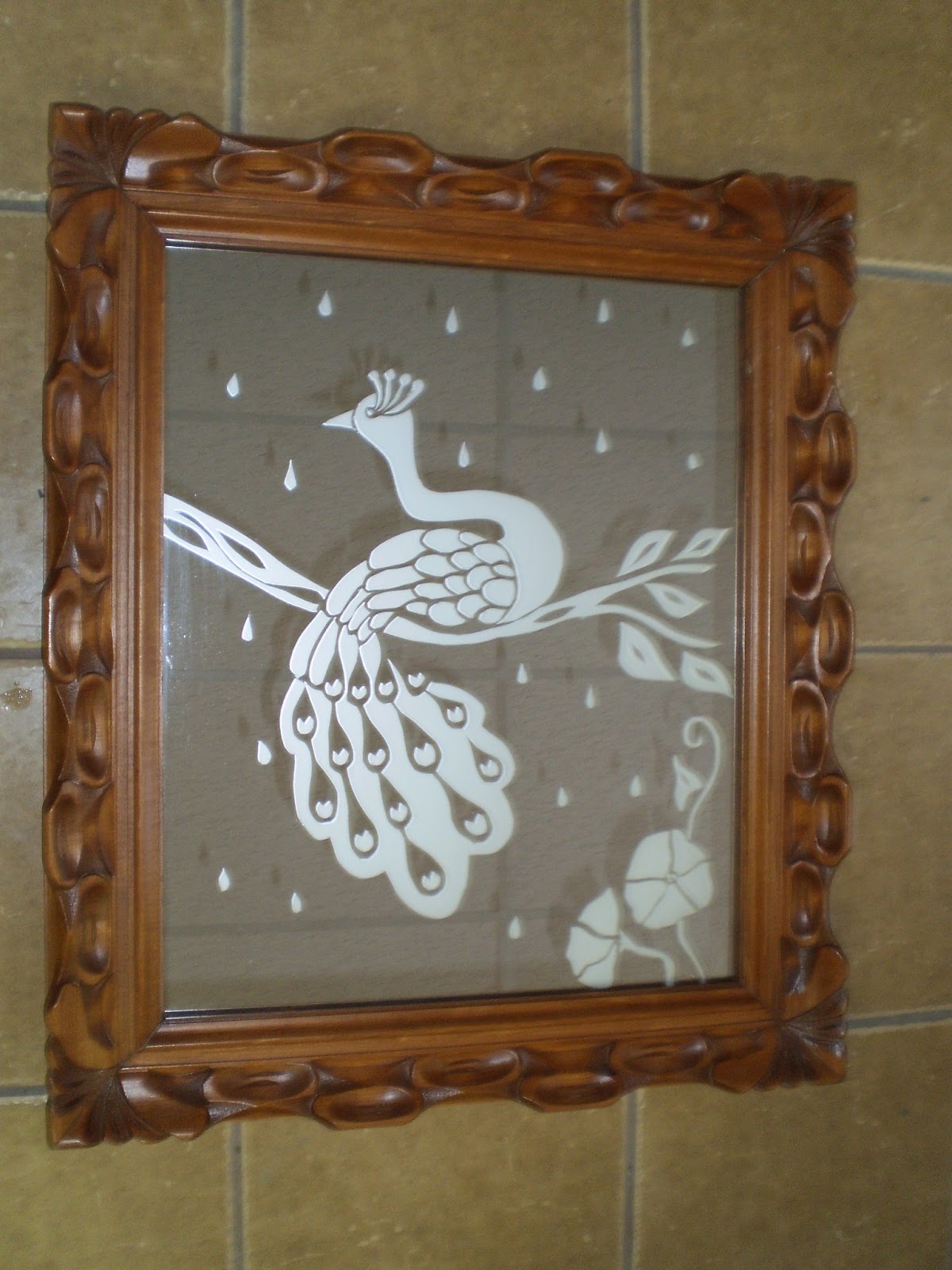 Eugenie's Woodworking Blog: Sandblasted designs in glass or mirror