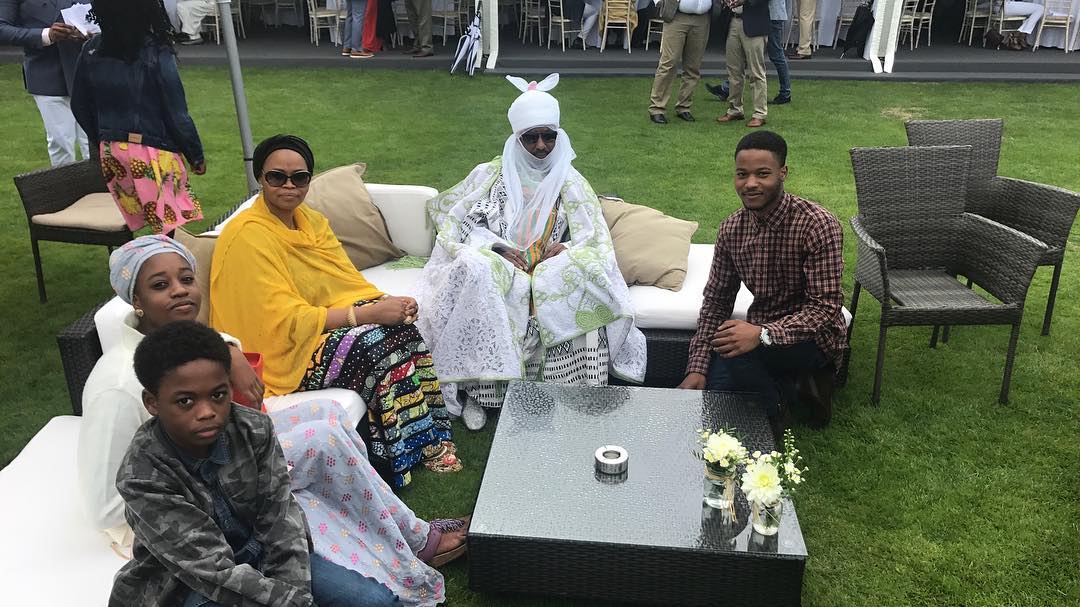 Photos: Emir of Kano, wife, children, Aliko Dangote attend polo event ...