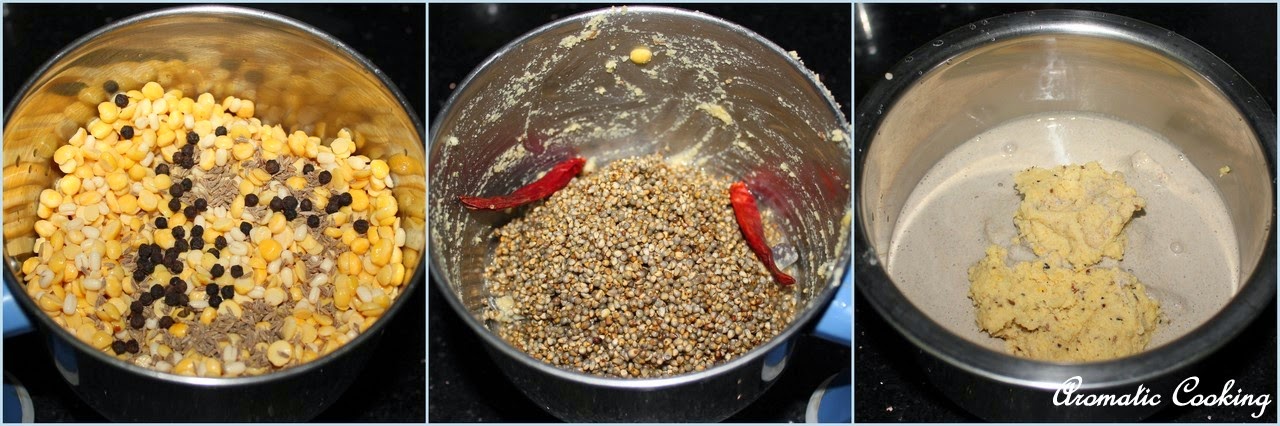 Aromatic Cooking: Kambu Adai, Bajra ( Pearl Millet ) Adai