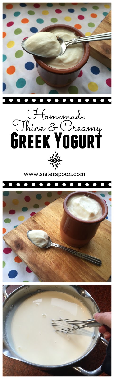 Sister Spoon: Homemade Thick & Creamy Greek Yogurt