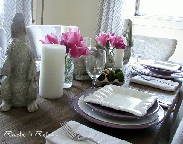 Simple Table Decorations for Spring | Rustic & Refined