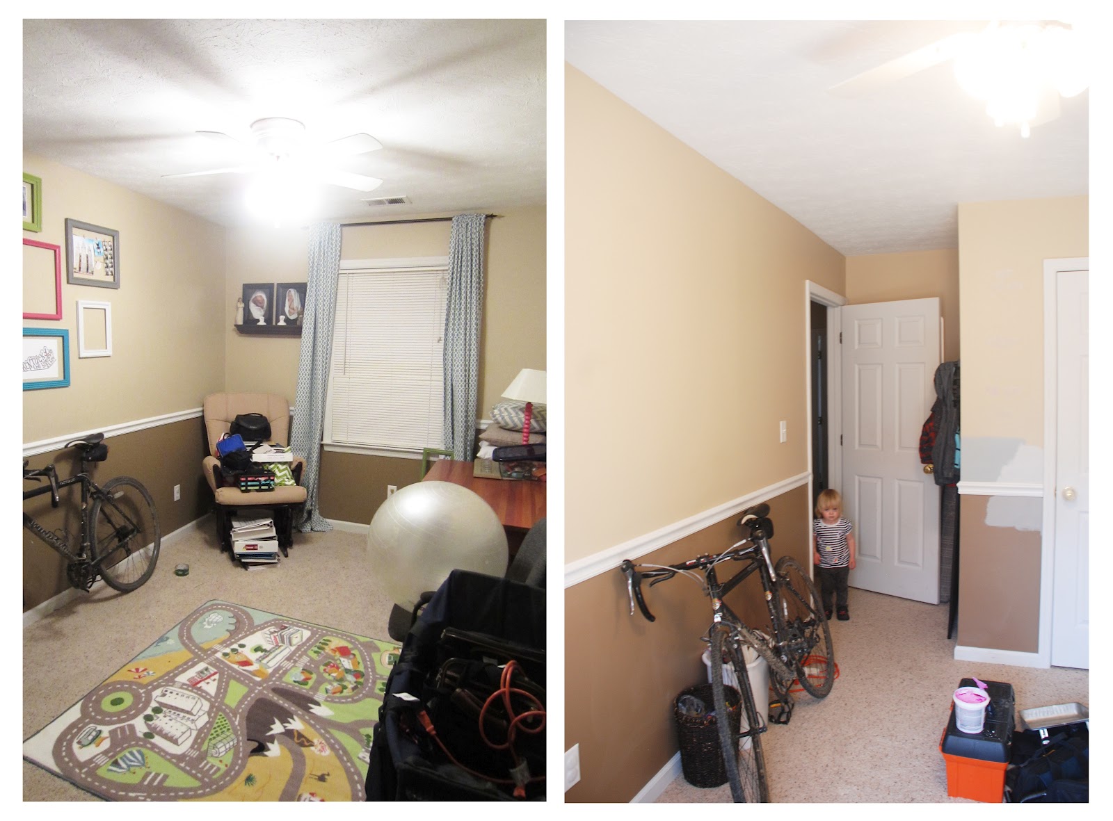 And in case you were wondering, here is what the room looked like right ...