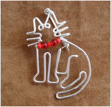 Whimsical Animal Wire Work Jewelry by Chatnoir77 - The Beading Gem's ...