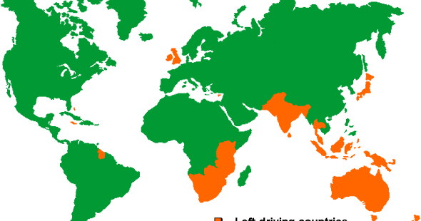 Click on: LEFT DRIVING COUNTRIES
