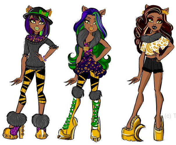 Monster High Fashions: Haunted Hallway Clawdeen Wolf