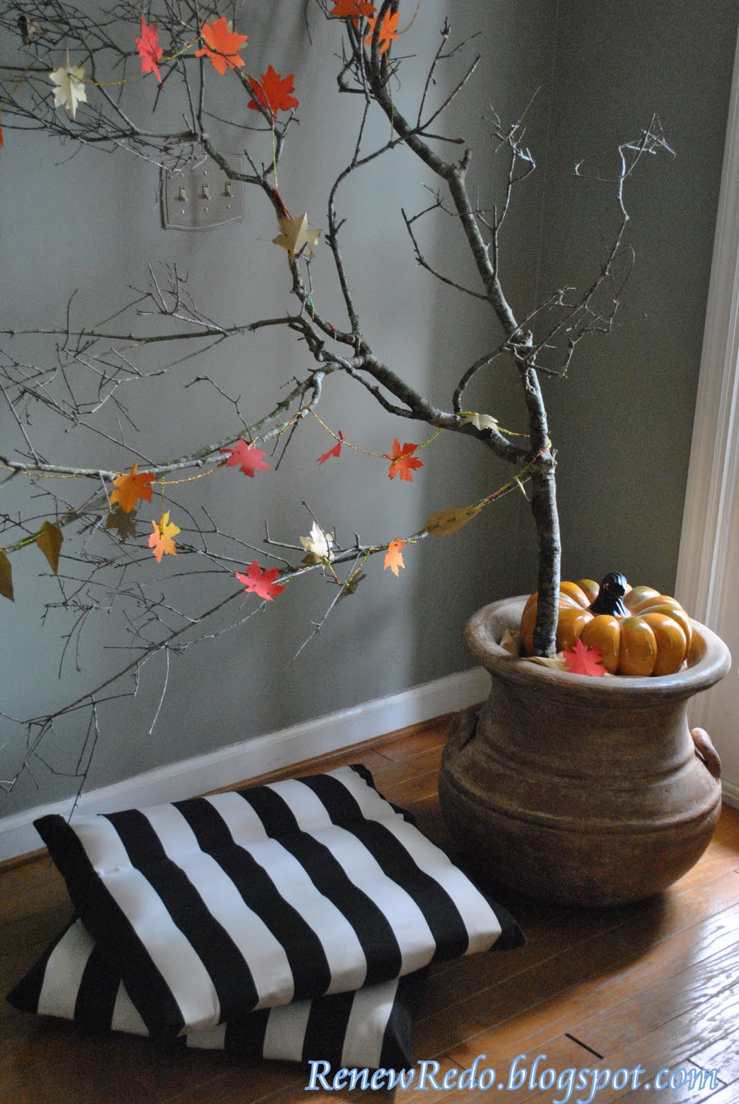 ReNew ReDo!: Paper Leaves Fall Tree