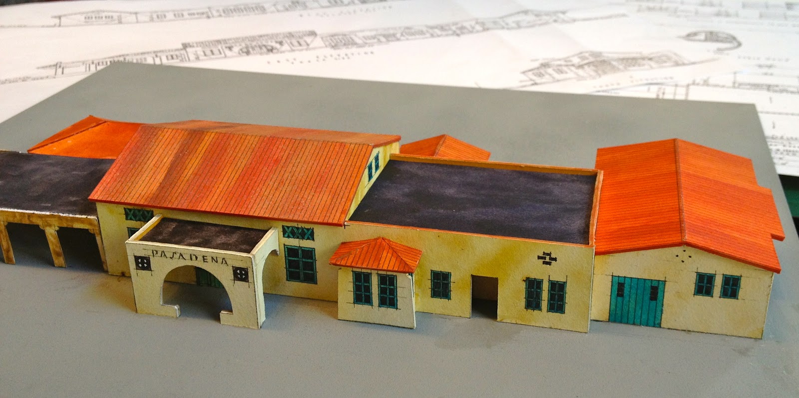 Art and Life: Pasadena Train Station Model - Part 6