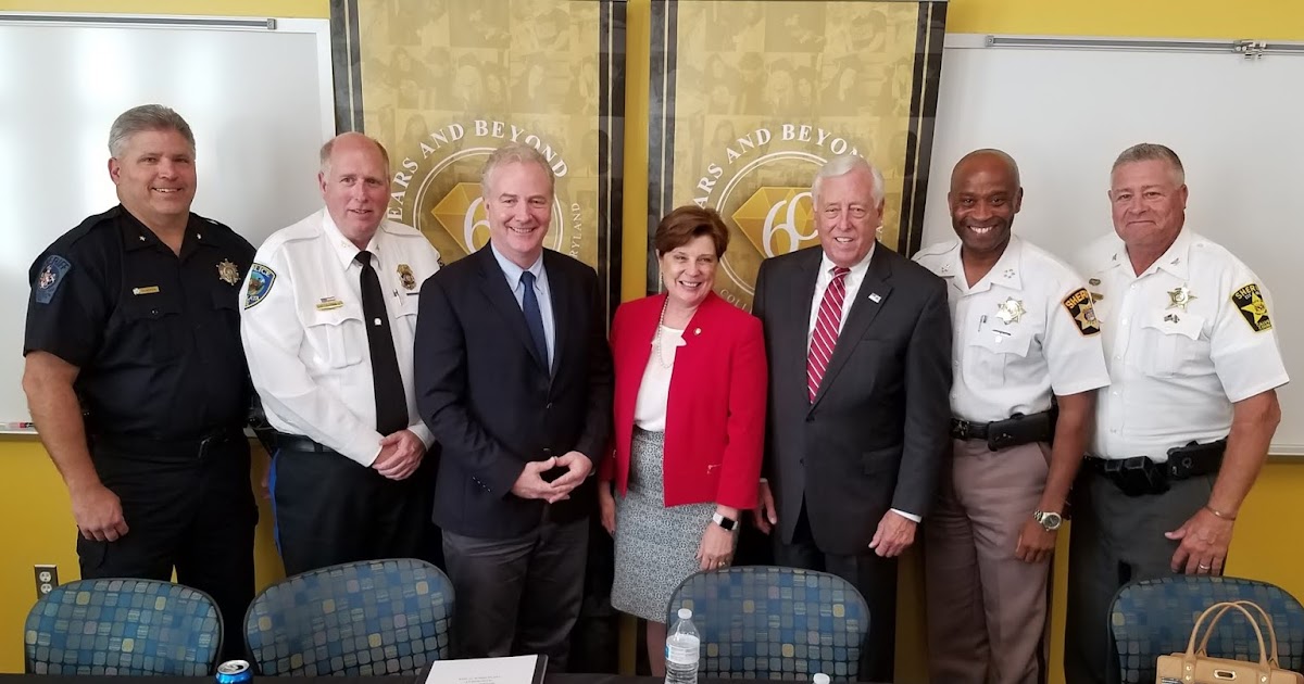 St. Mary's County Sheriff's Office - News: Sheriff Cameron Attends Van Hollen Public Safety Meeting