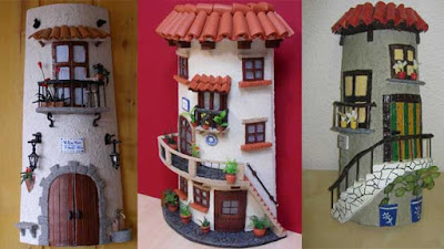 Aprende 2 técnicas de cómo decorar tejas paso por paso ~ Haz Manualidades