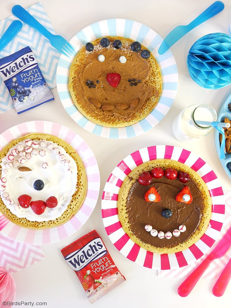 A Back to School Pancake Bar - Party Ideas | Party Printables Blog