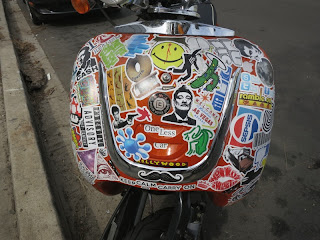 MELROSEandFAIRFAX: Sticker Scooter