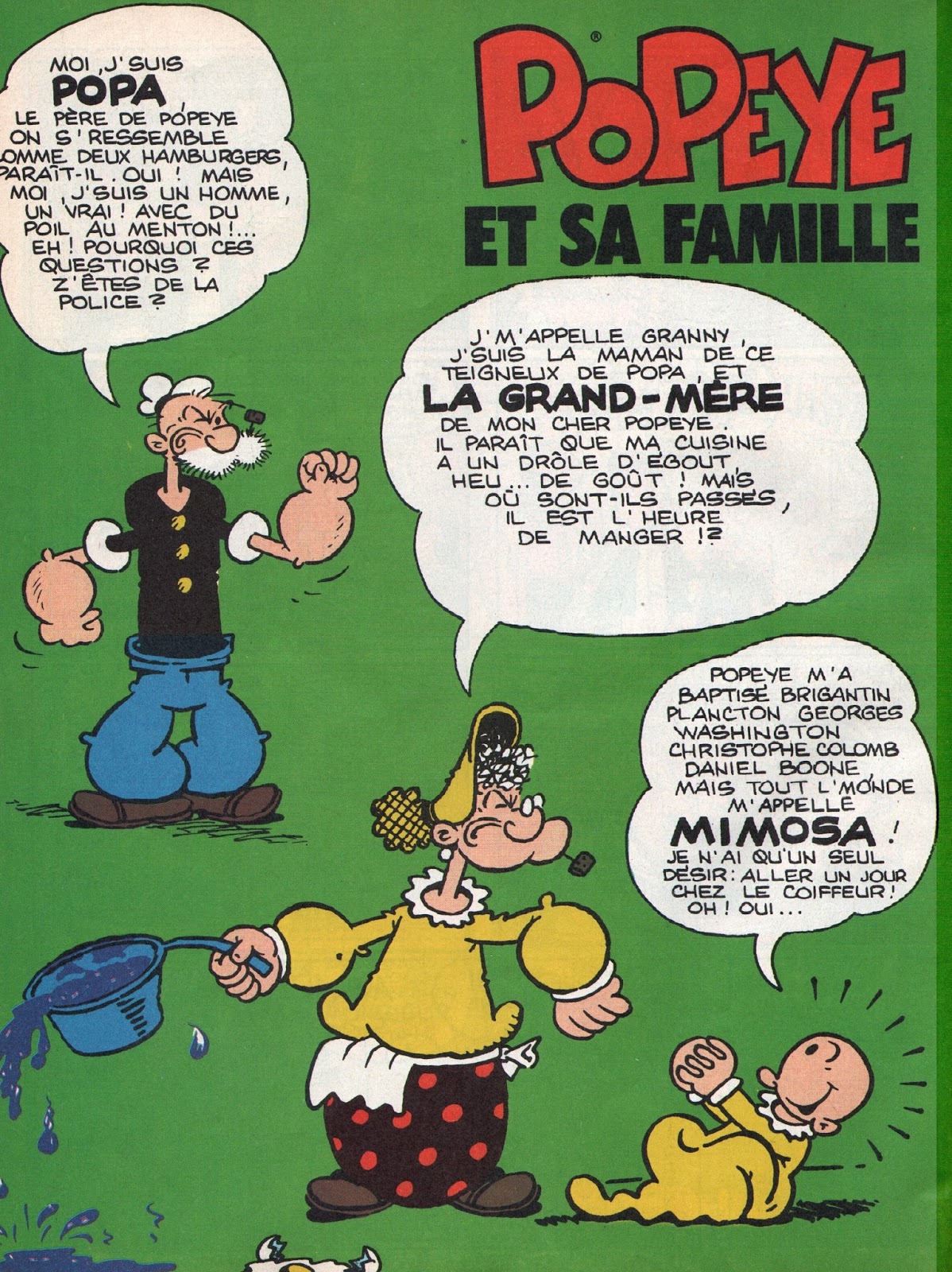Les trésors de la flibuste: Popeye: Les BD blocs de Pif - 1982