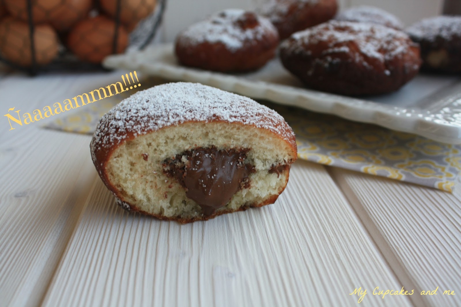 My cupcakes & me: Berlinas de crema de Chocolate