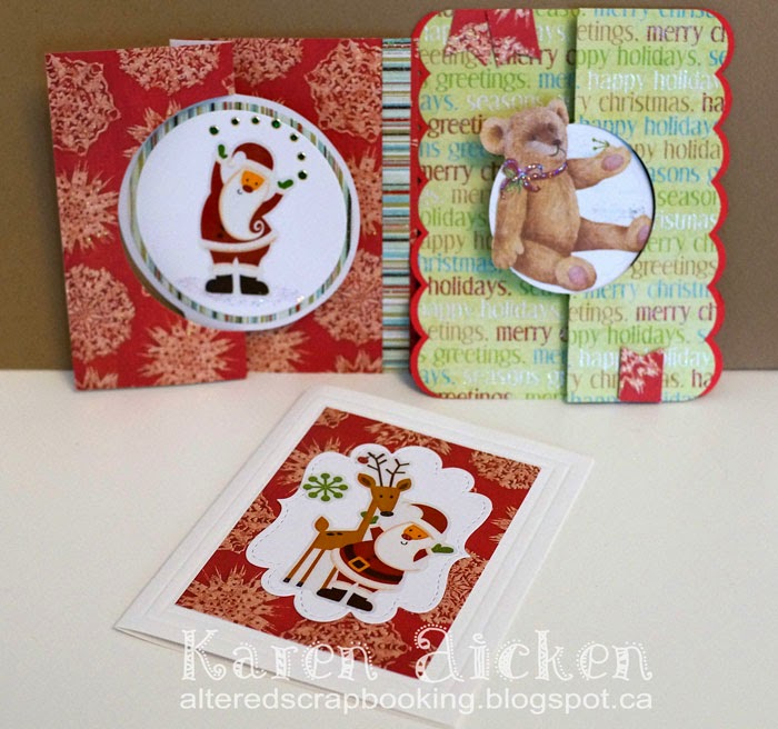 Altered Scrapbooking: Grandkids Cmas Cards